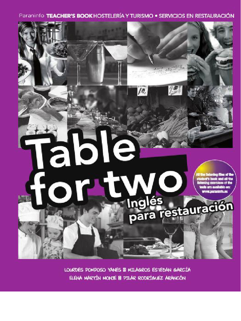 Table For Two Teacherx27s Book | PDF