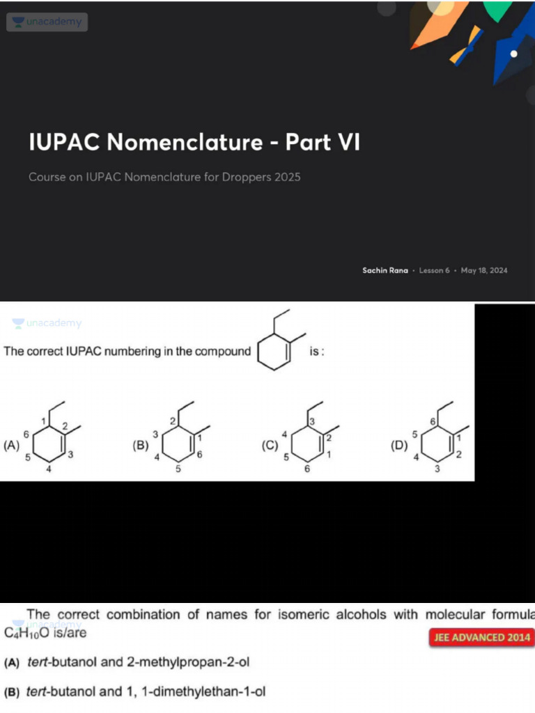 IUPAC Nomenclature - Part VI No Anno 1738035078329 | PDF