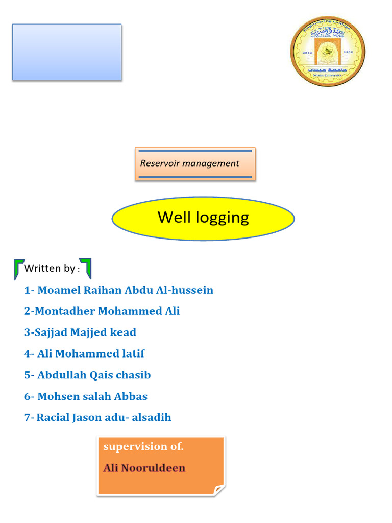 Well Logging Techniques in Petroleum Engineering | PDF | Petroleum ...