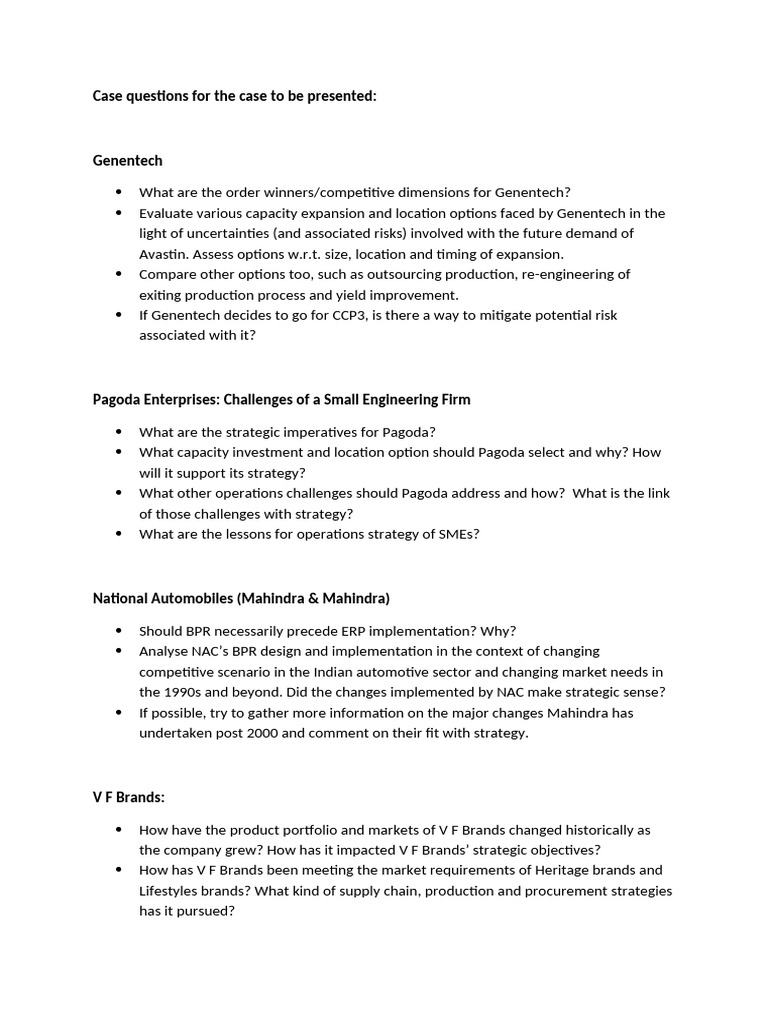 CTO Case Questions | PDF | Apple Inc. | Insurance