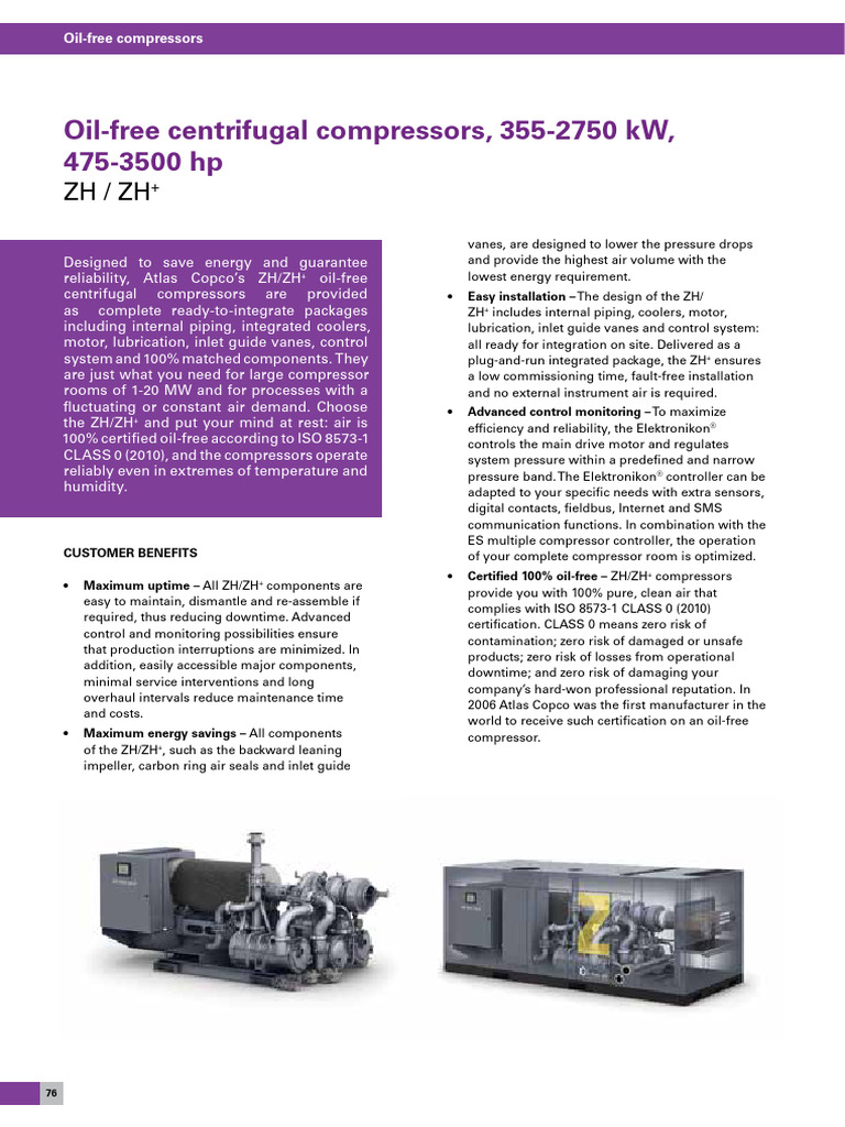 Extract From Atlas Copco Catalogue - 081222 | PDF | Mechanical Engineering | Energy Technology