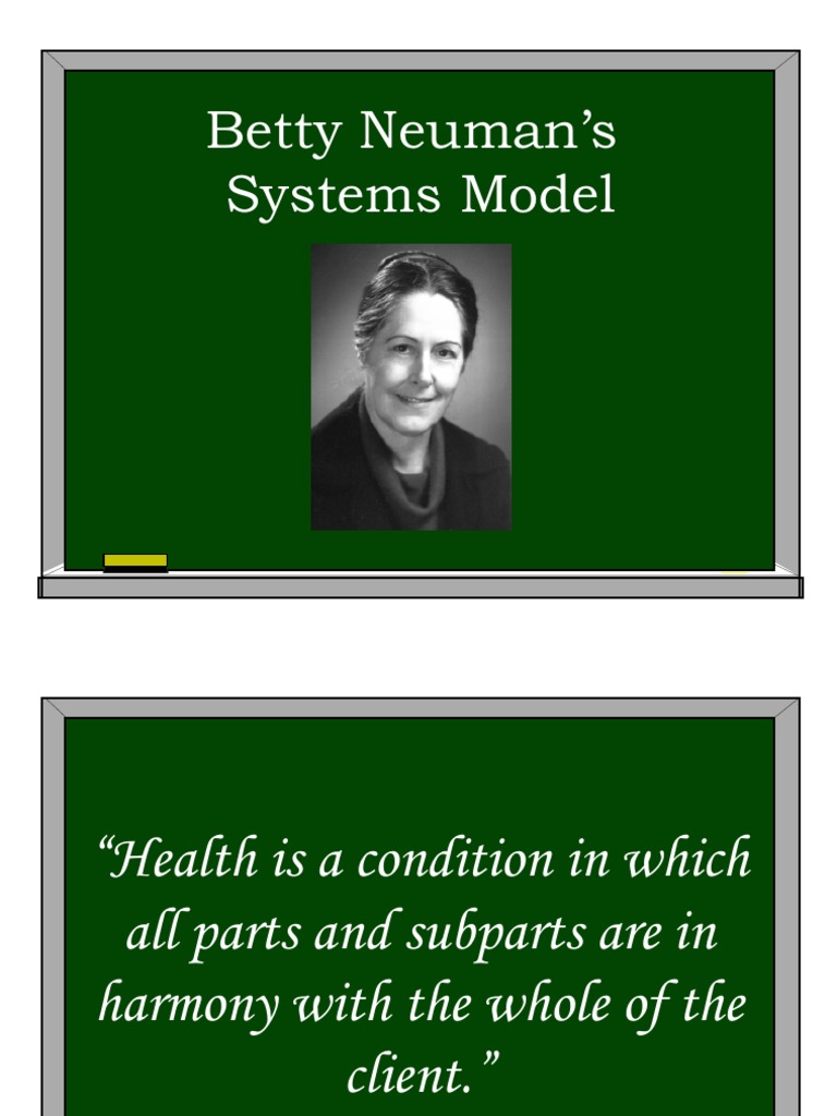Betty Neuman's Systems Model | PDF