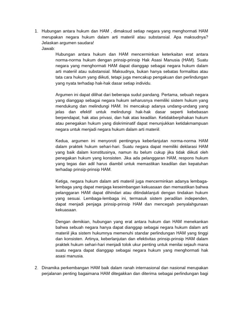 Hukum HAM - Kris | PDF