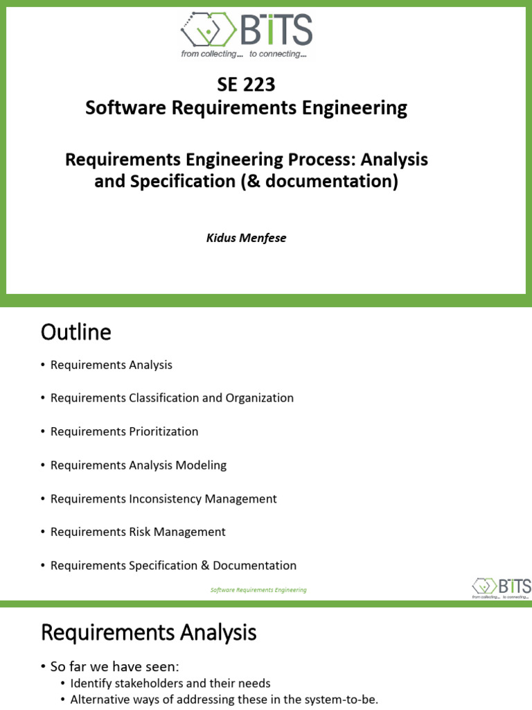 Requirements Engineering Process Overview | PDF | Use Case | Risk
