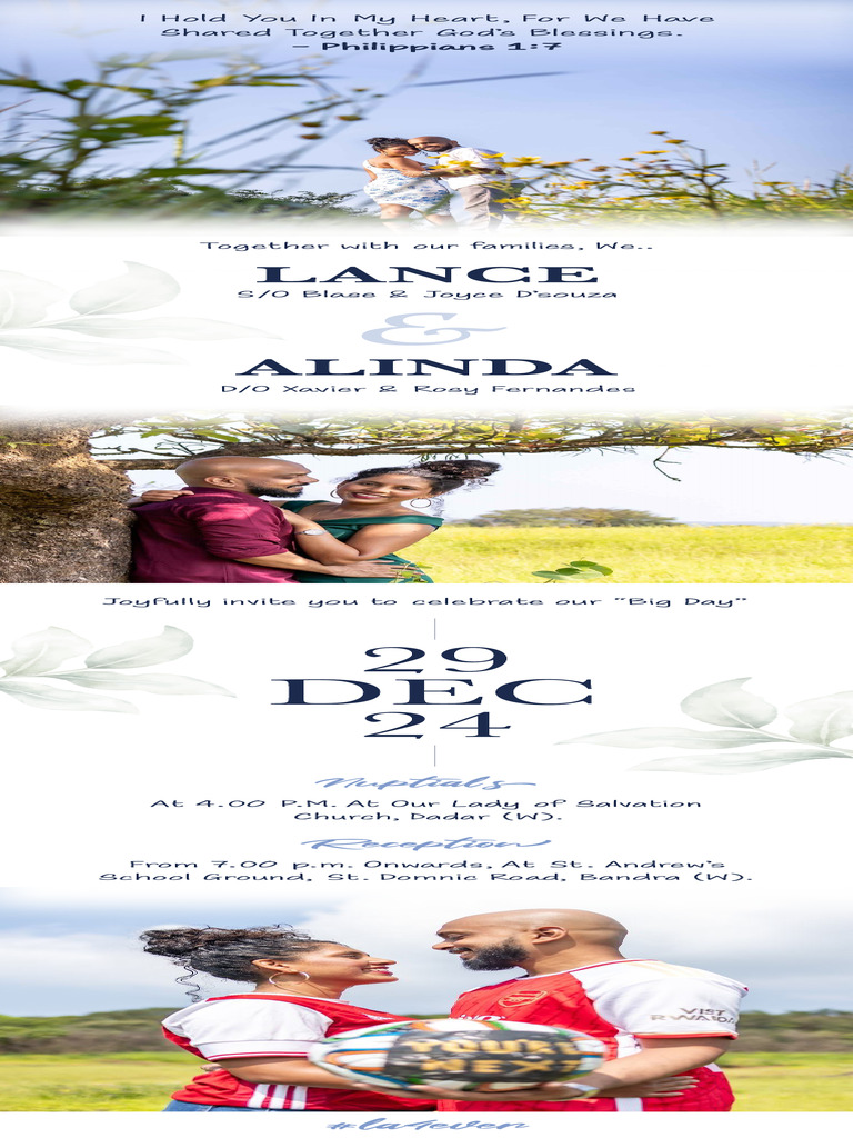 Wedding Invitation: Alinda & Lance | PDF