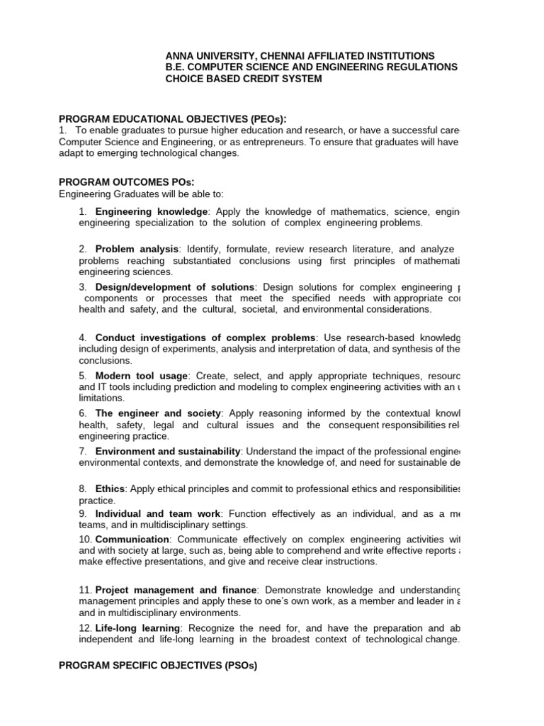 01.B.E. CSE Final | PDF | Engineering | Knowledge