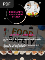 Food Safety Management System (FSMS) | PDF | Food Safety | Safety