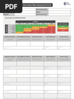 EX97A Bailiff Risk Assessment (03.15) | PDF | Risk | Risk Assessment
