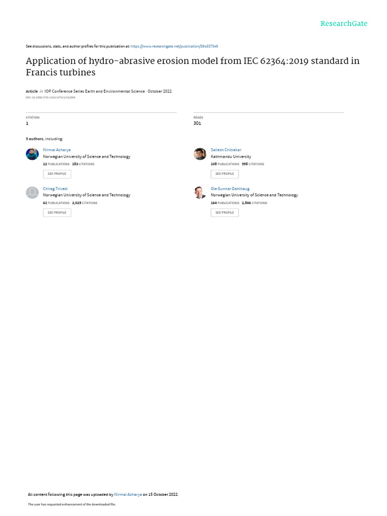 Acharya 2022 IOP Conf. Ser. Earth Environ. Sci. 1079 012008 | PDF ...