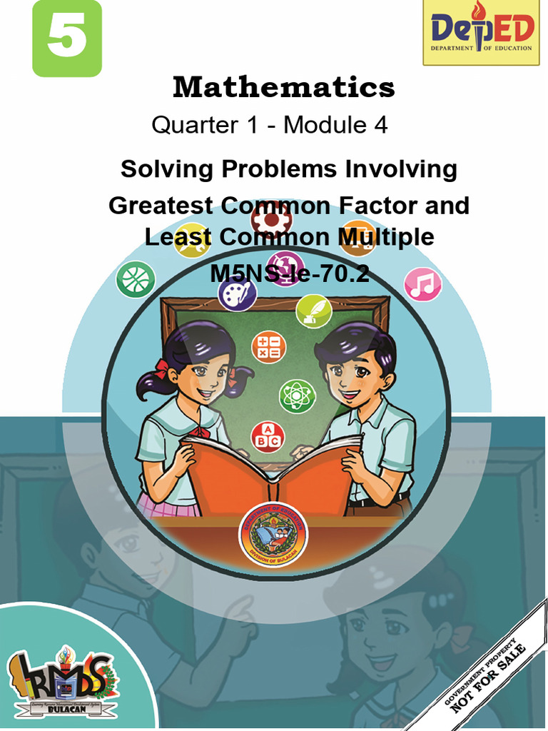 Grade 5 - Q1 - Week 4 - Solving Problems Involving Greatest Common ...