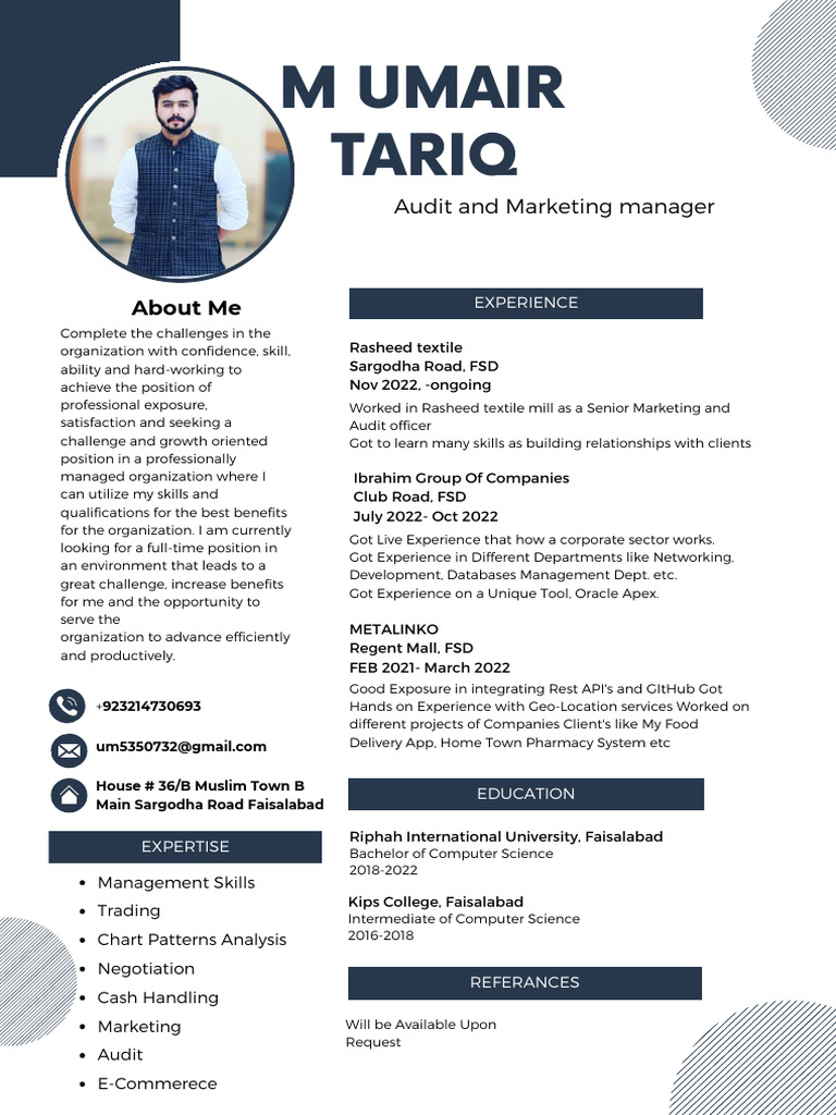 Umair Malik | PDF | Computing | Business