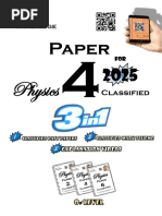 IGCSE Physics 0625 Formula Sheet | PDF