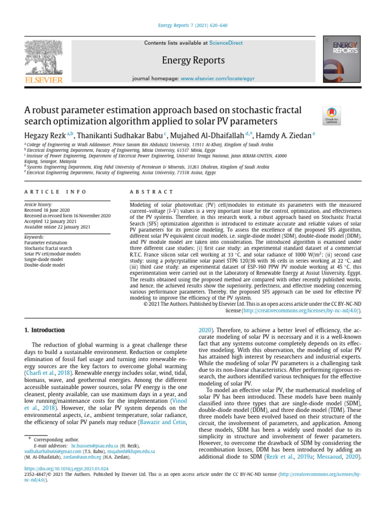 A Robust Parameter Estimation Approach Based On Stochastic Fract Pdf