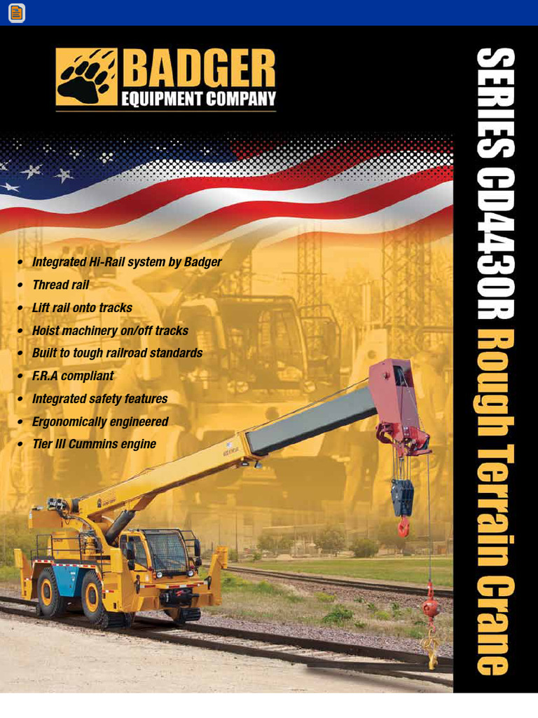 Integrated Hi-Rail Crane System Specs | PDF | Crane (Machine) | Axle