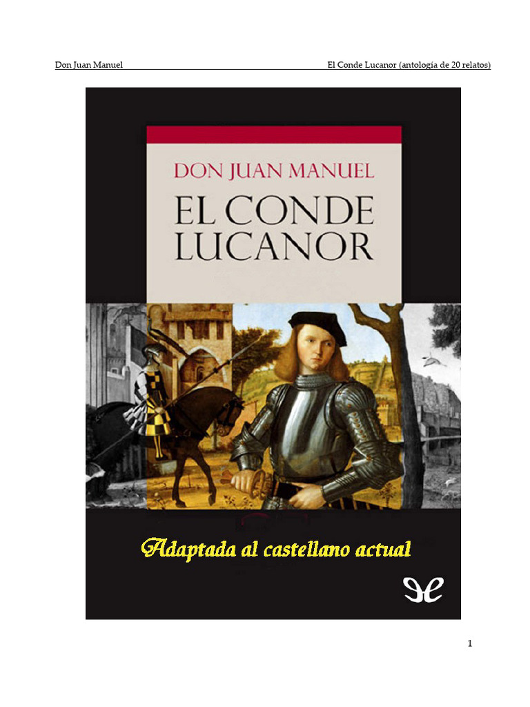 El Conde Lucanor-Adapt - 20cuentos | PDF