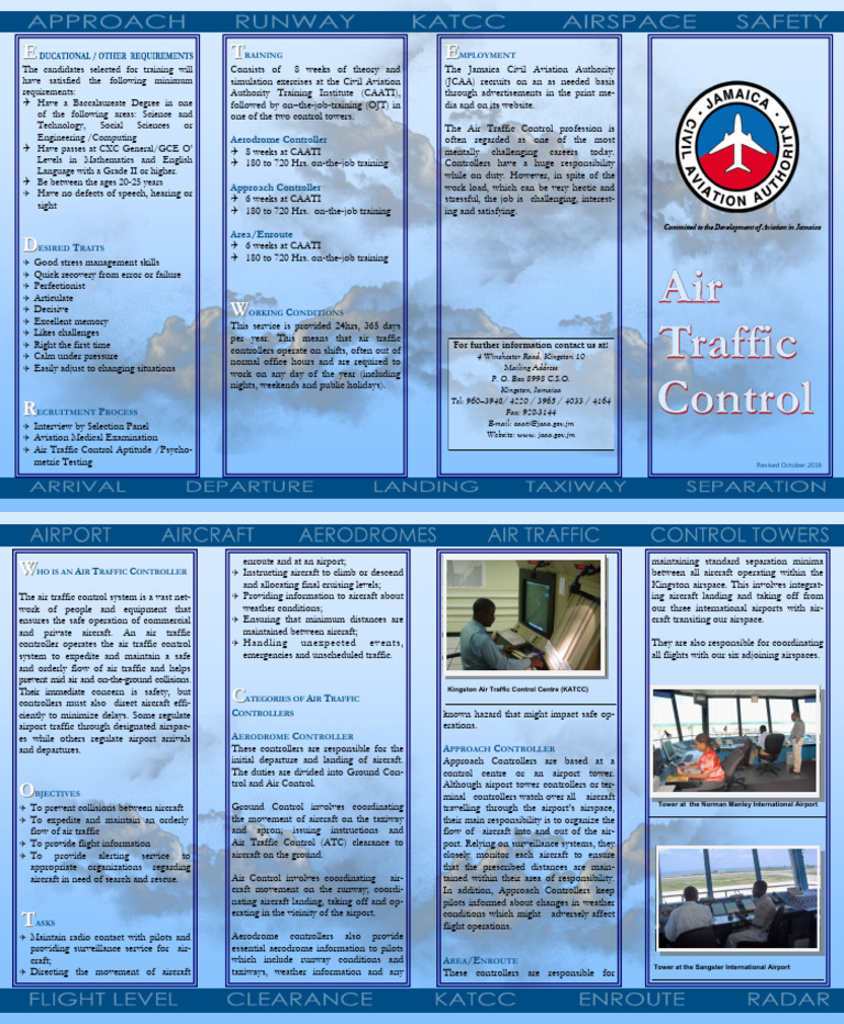 ATC Brocure Final 21.7.16 | PDF | Air Traffic Control | Airport