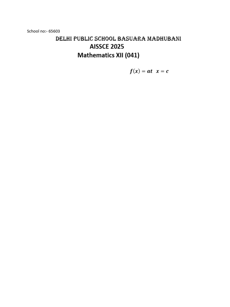 Math Practical | PDF
