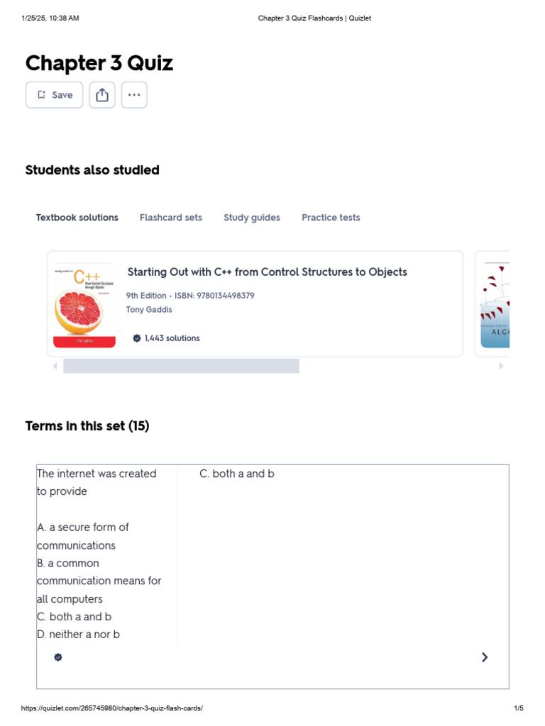 Chapter 3 Quiz Flashcards - Quizlet | PDF | Internet Privacy | Computing