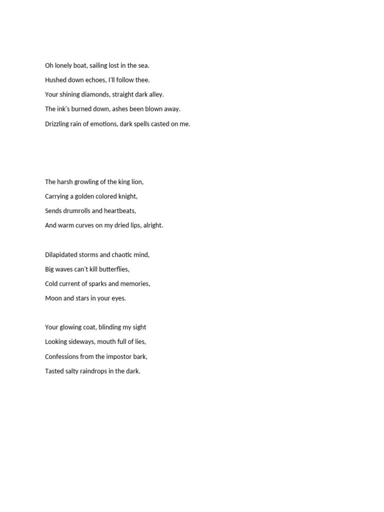 Poetic Reflections on Solitude | PDF