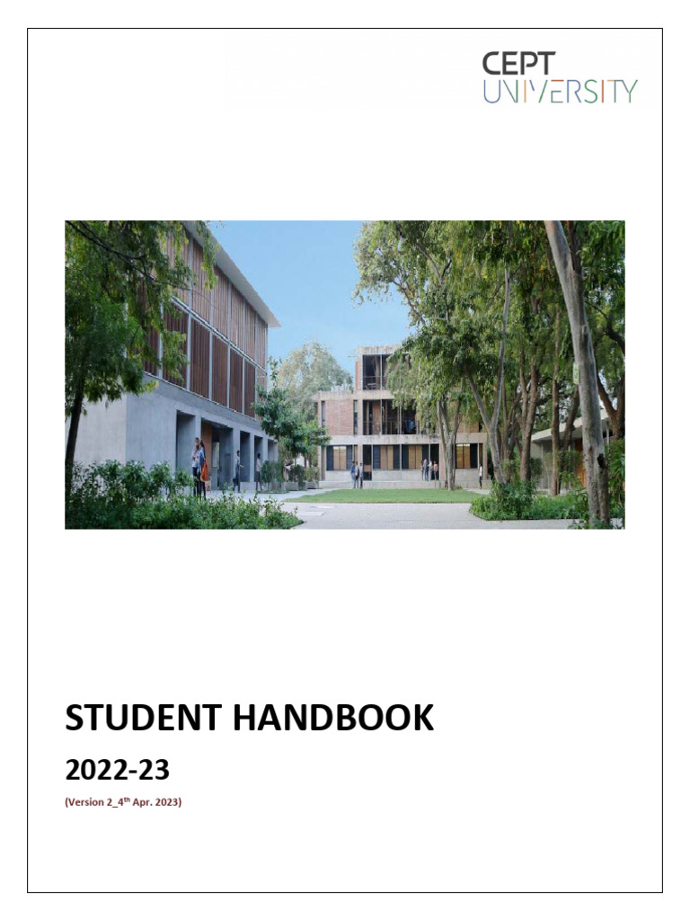 Httpsconnect - Cept.ac - Incontentstudent Handbook UG PG PDF | PDF ...