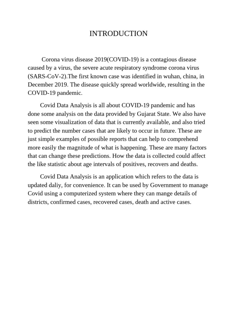 Introduction Covid-19 | PDF