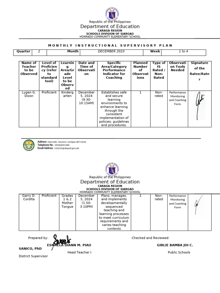 DECEMBER 2023-IS PLAN | PDF | Cognition | Intelligence