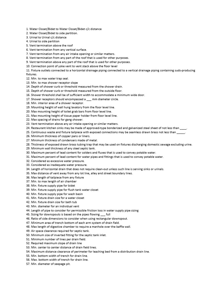 SPDAI - PC Common Questions | PDF | Pipe (Fluid Conveyance) | Septic Tank