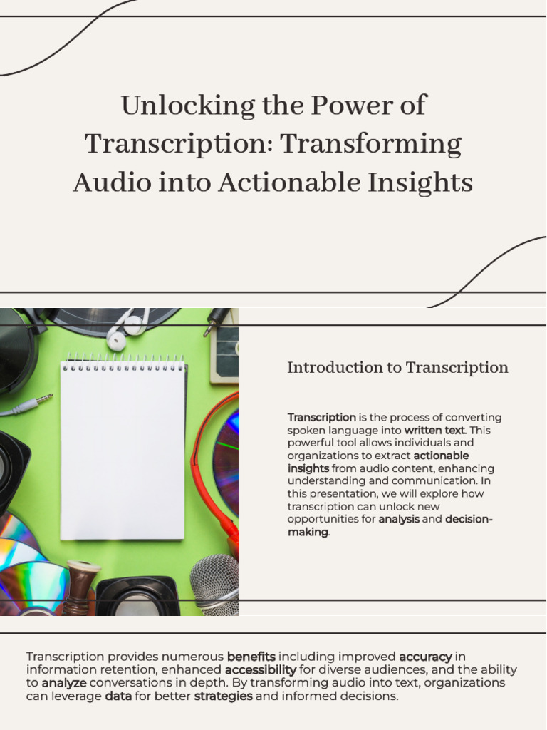 Power of Transcription Transforming | PDF