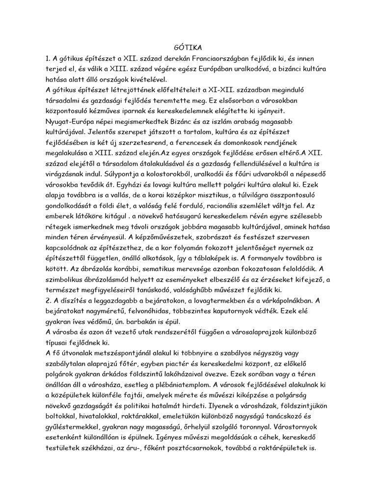 GÓTIKA | PDF
