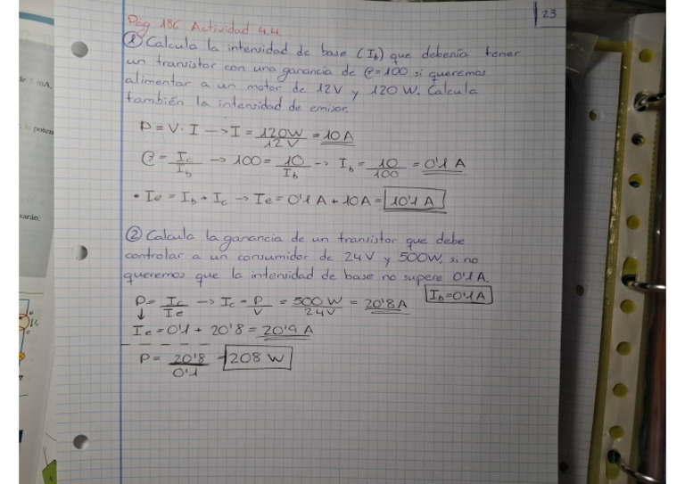 EjercicioTransistores 150125 - Iván Alcañiz Bonet | PDF