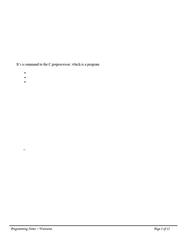 Structure of C Program and Operators | PDF | Integer (Computer Science ...