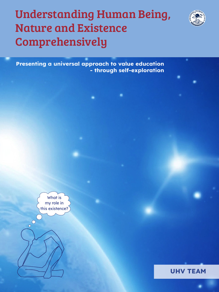 UHV-III Understanding Human Being (Ebook) | PDF | Existence | Happiness