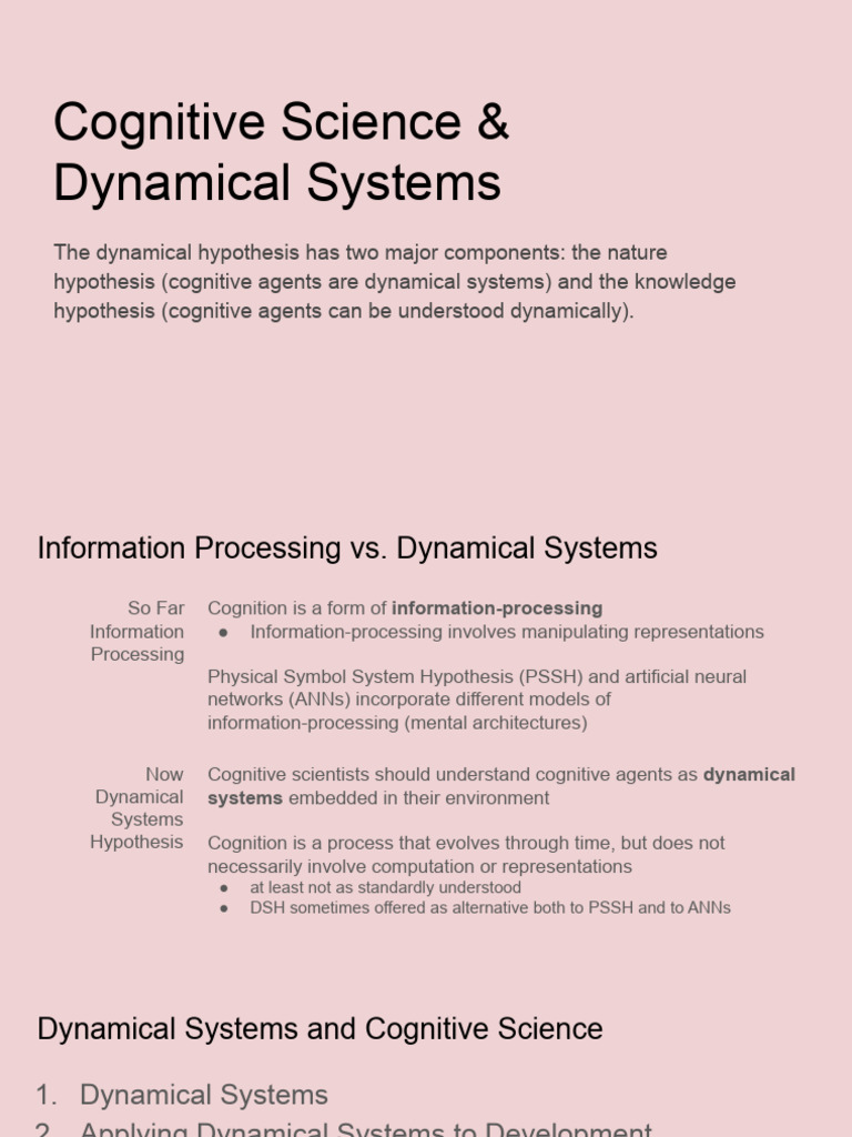 Dynamical Systems | PDF | Dynamical System | Motor Control