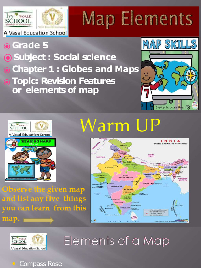 Elements of Map PPT 2 | PDF