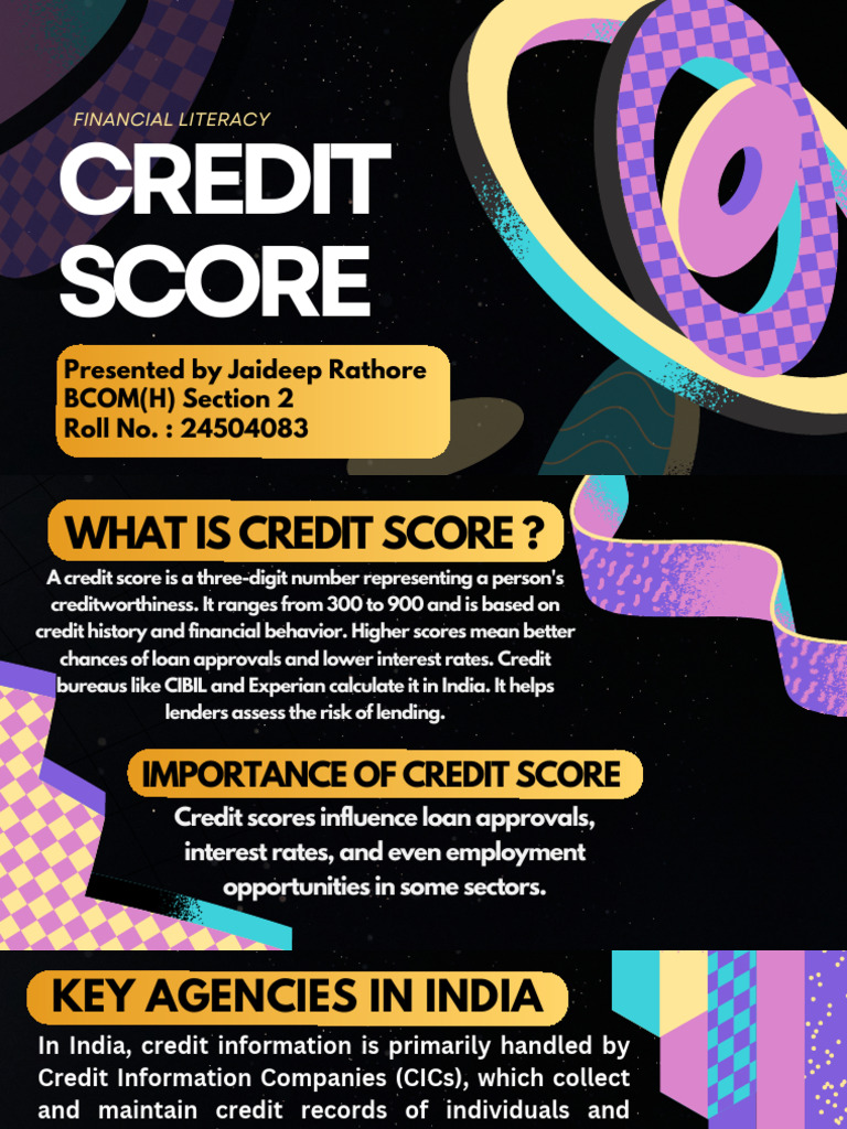 Understanding Credit Scores in India | PDF | Credit History | Credit Bureau