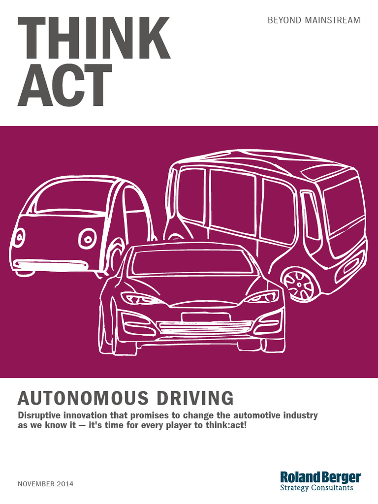 Roland Berger Tab Autonomous Driving | PDF | Vehicles | Transport