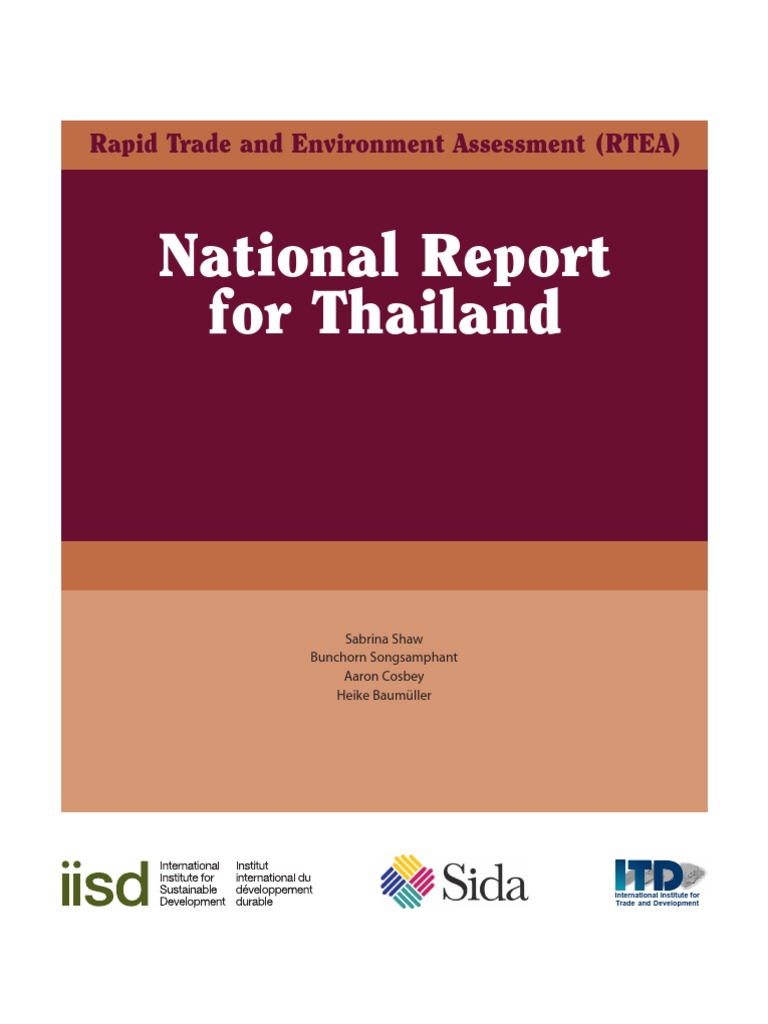 Rtea National Thailand | PDF | Sustainability | Sustainable Development