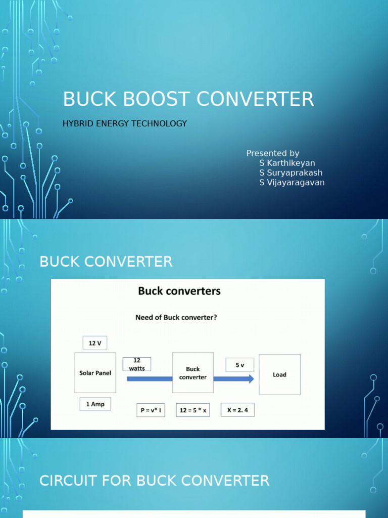 Buck Boost Converter-Het | PDF | Power Supply | Computer Engineering