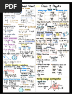 General Physics 2 Equation Sheet | PDF | Capacitor | Electromagnetic ...