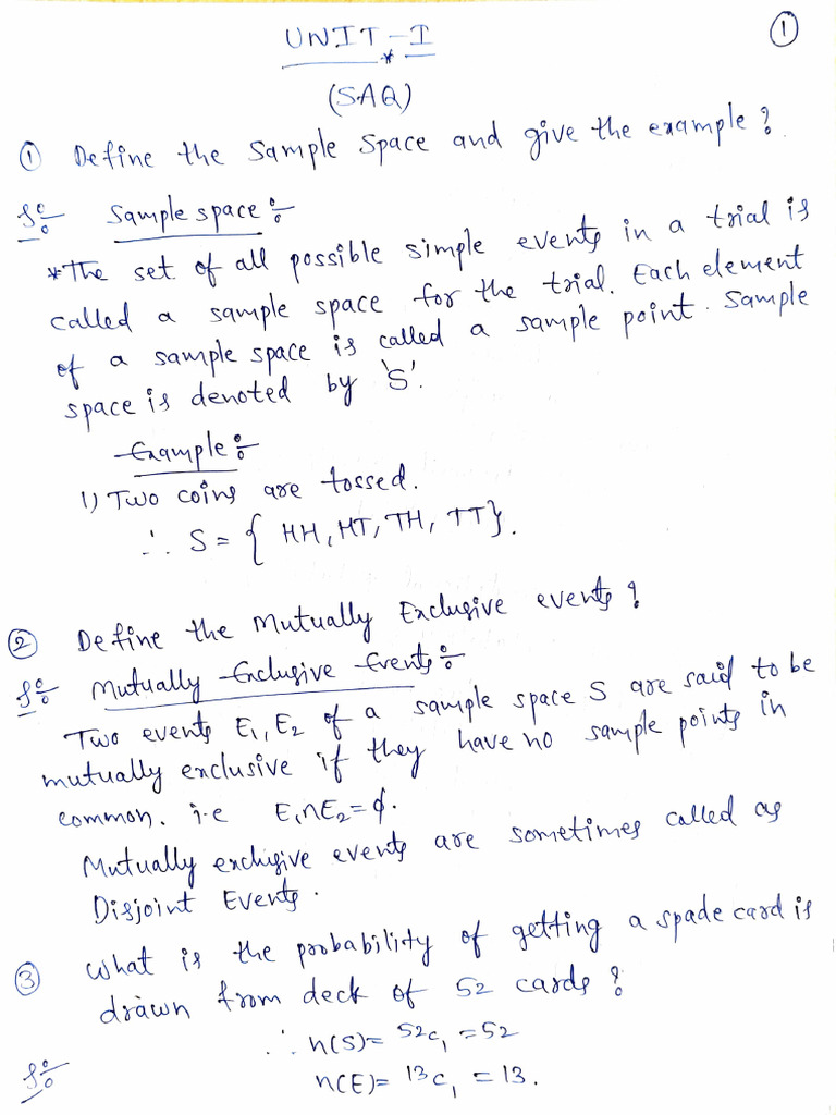COSM UNIT 1 Question Bank With Solutions | PDF