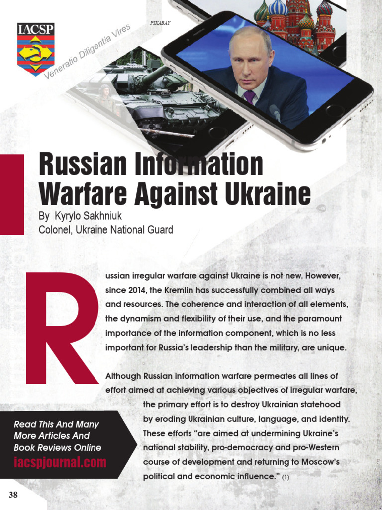 Iacsp Magazine v27n3 Russian Iw | PDF | Russia | World Politics