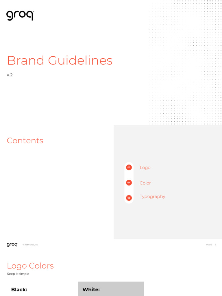 Groq - Brand Mini-Style - Guidelines - v2 | PDF