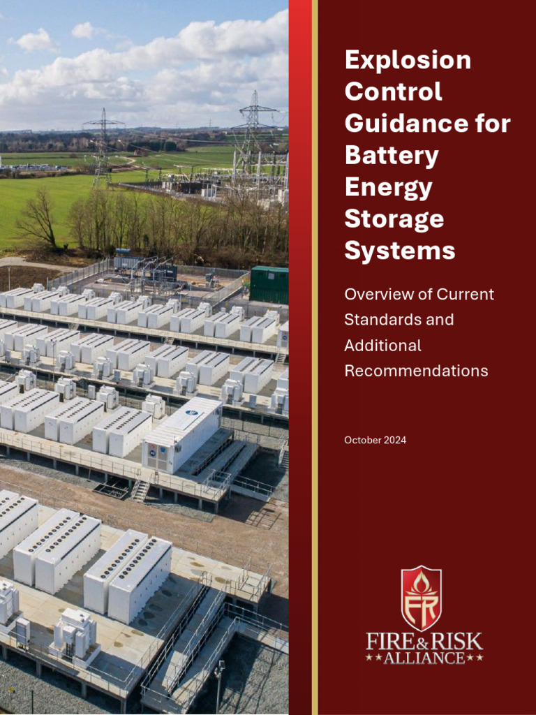 Explosion Control Guidance For BESS | PDF | Explosion | Combustion