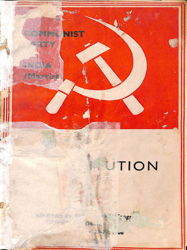 Constitution of The Communist Party of India (Marxist) | PDF