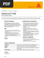Sikaquick - 1000 | PDF | Concrete | Strength Of Materials