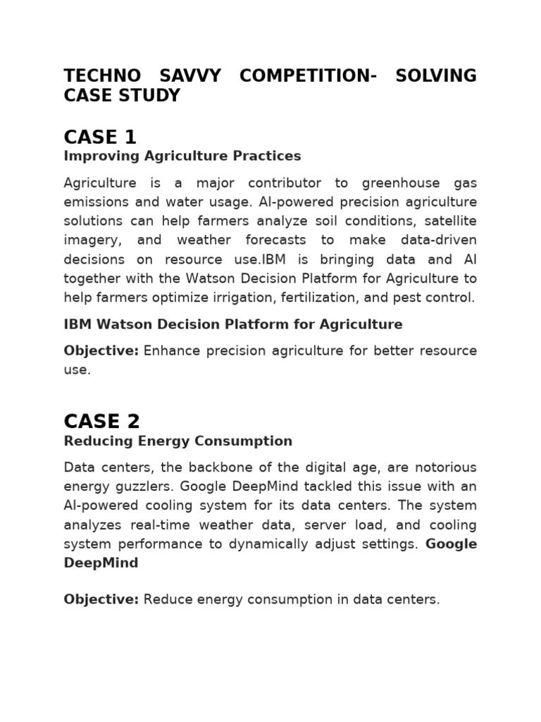 TECHNO SAVVY CASES | PDF