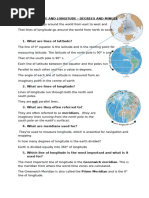 What Is Longitude and Latitude - BBC Bitesize | PDF | Equator | Latitude
