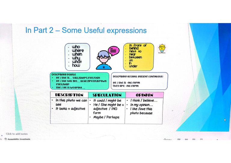 Useful Expressions-Speaking Part 2 | PDF