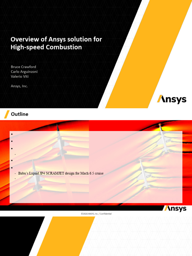 Ansys High-Speed Combustion Solutions | PDF | Computational Fluid ...