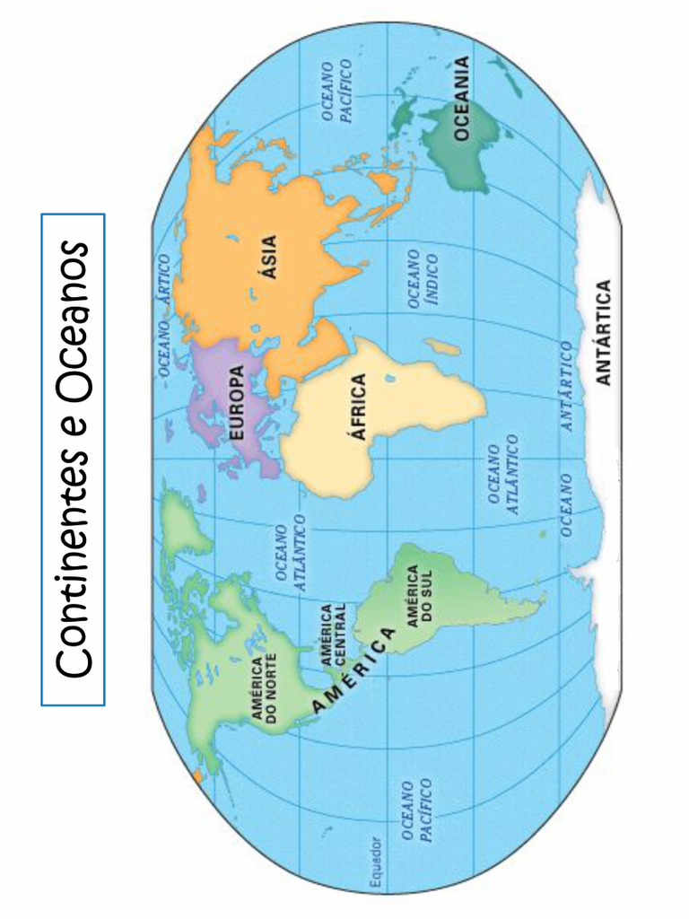 Mural Oceanos e Continentes | PDF